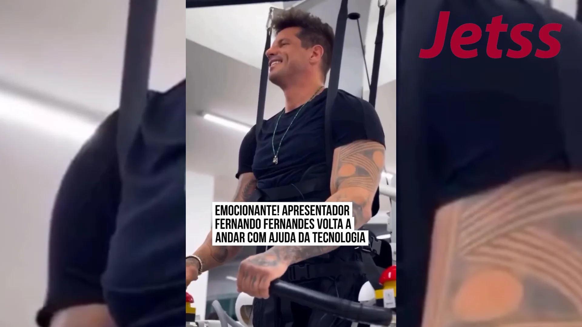 Após 14 anos, Fernando Fernandes volta a andar com ajuda da tecnologia - JETSS