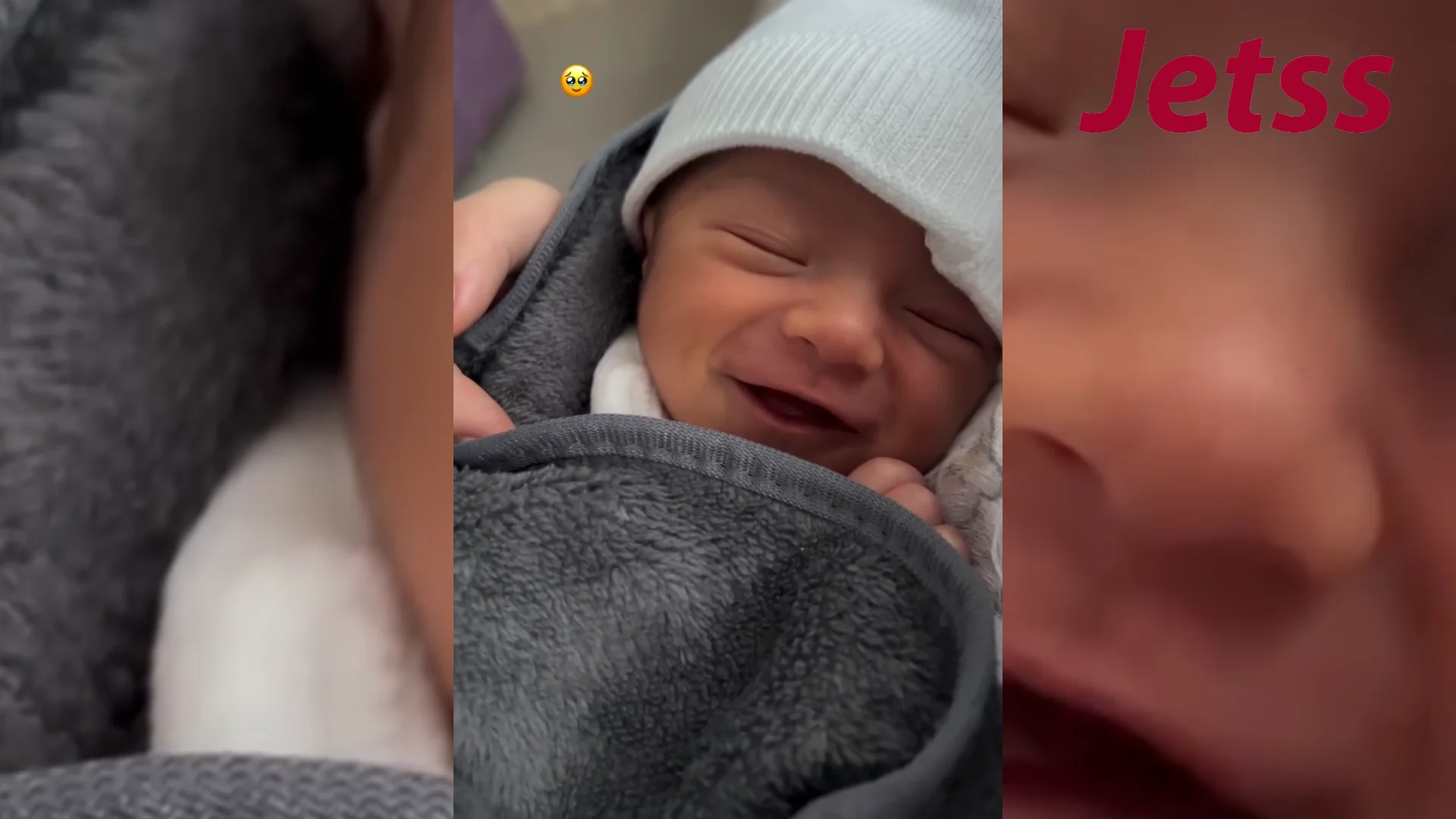 O som mais doce: recém-nascido sorri ao ouvir a mãe chamá-lo pelo nome ...